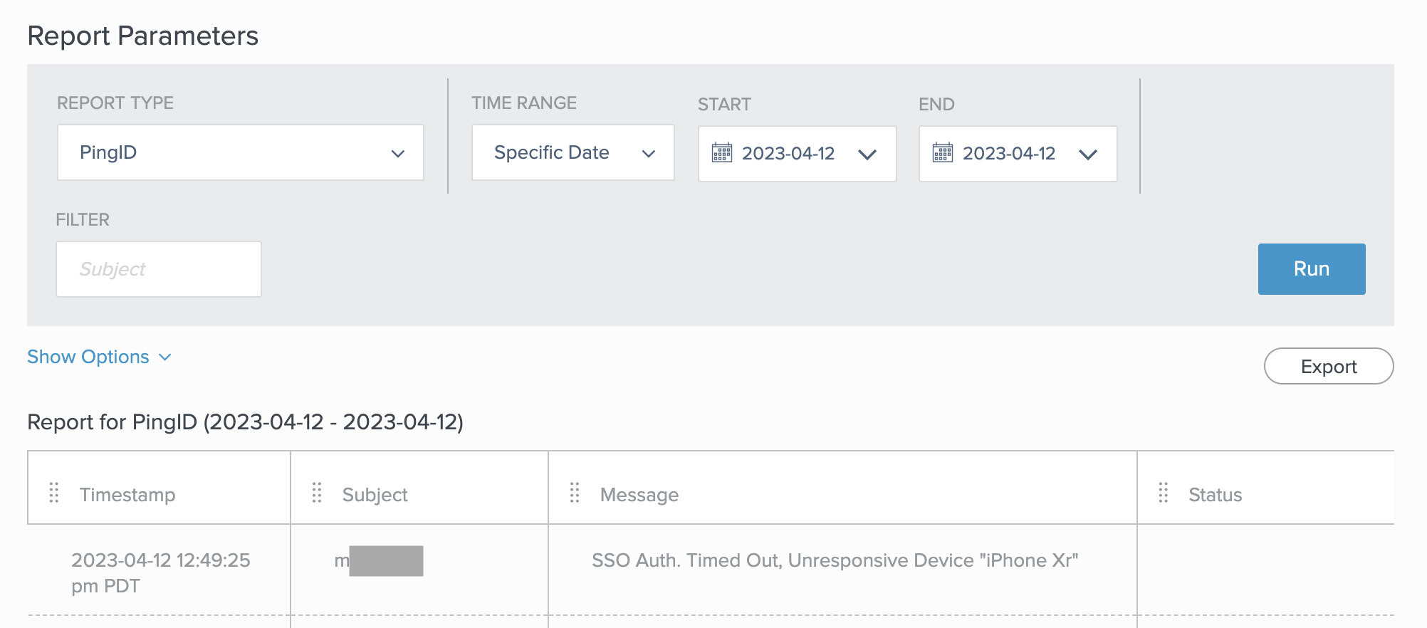 How to determine the source of a PingID OTP or push notification