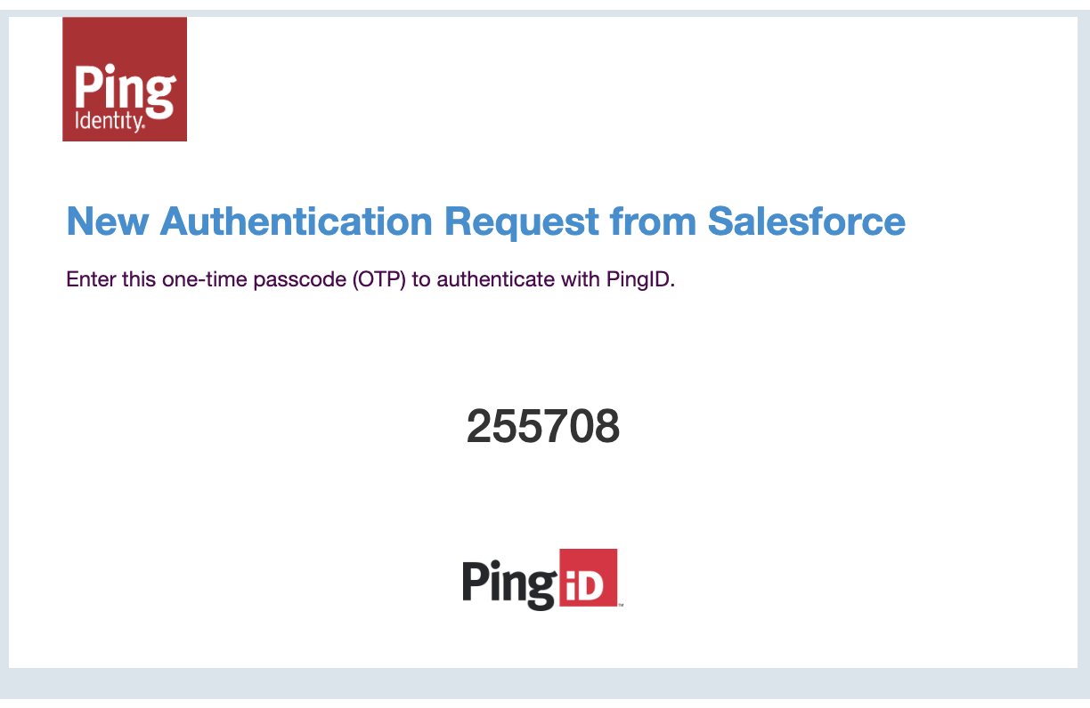 How to determine the source of a PingID OTP or push notification