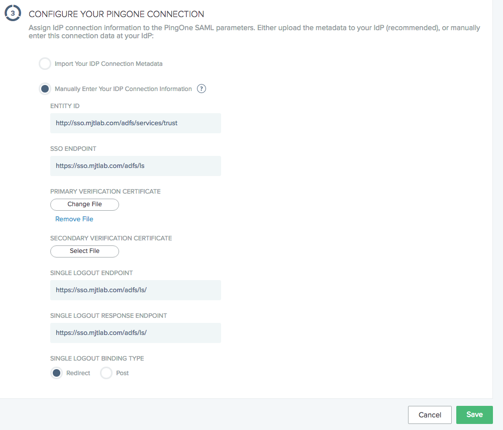 How to configure authentication request signing in PingOne for Enterprise